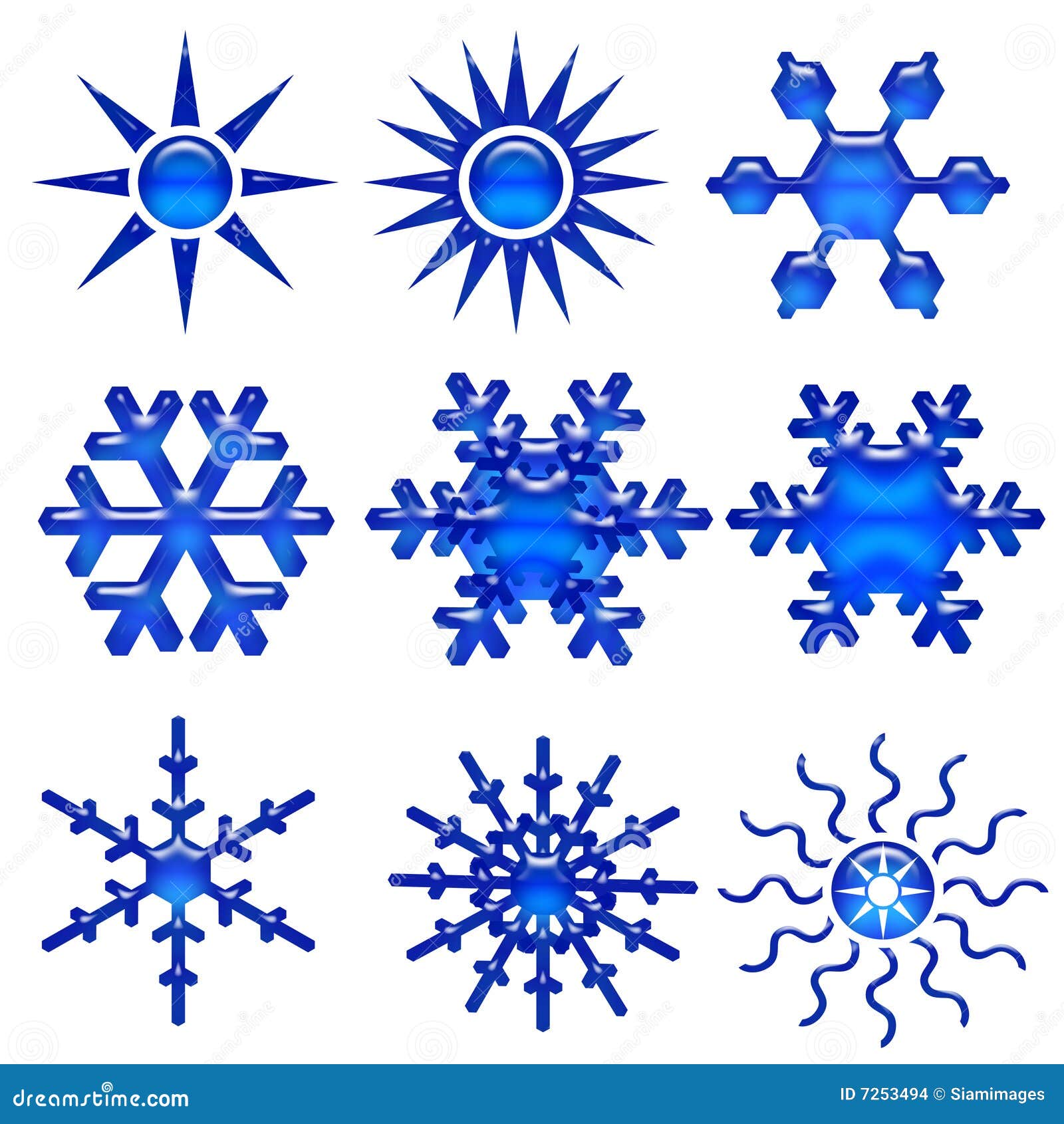 Snowflake icon 1 stock illustration. Illustration of holiday - 7253494