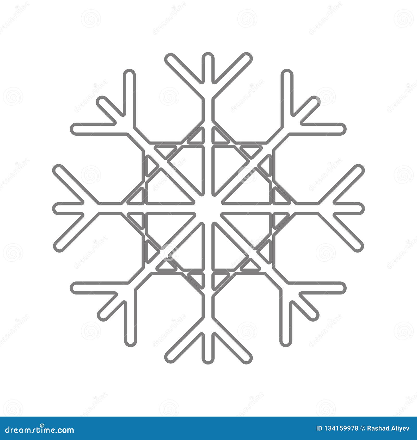 Snowflake Icon. Element of Cyber Security for Mobile Concept and Web ...
