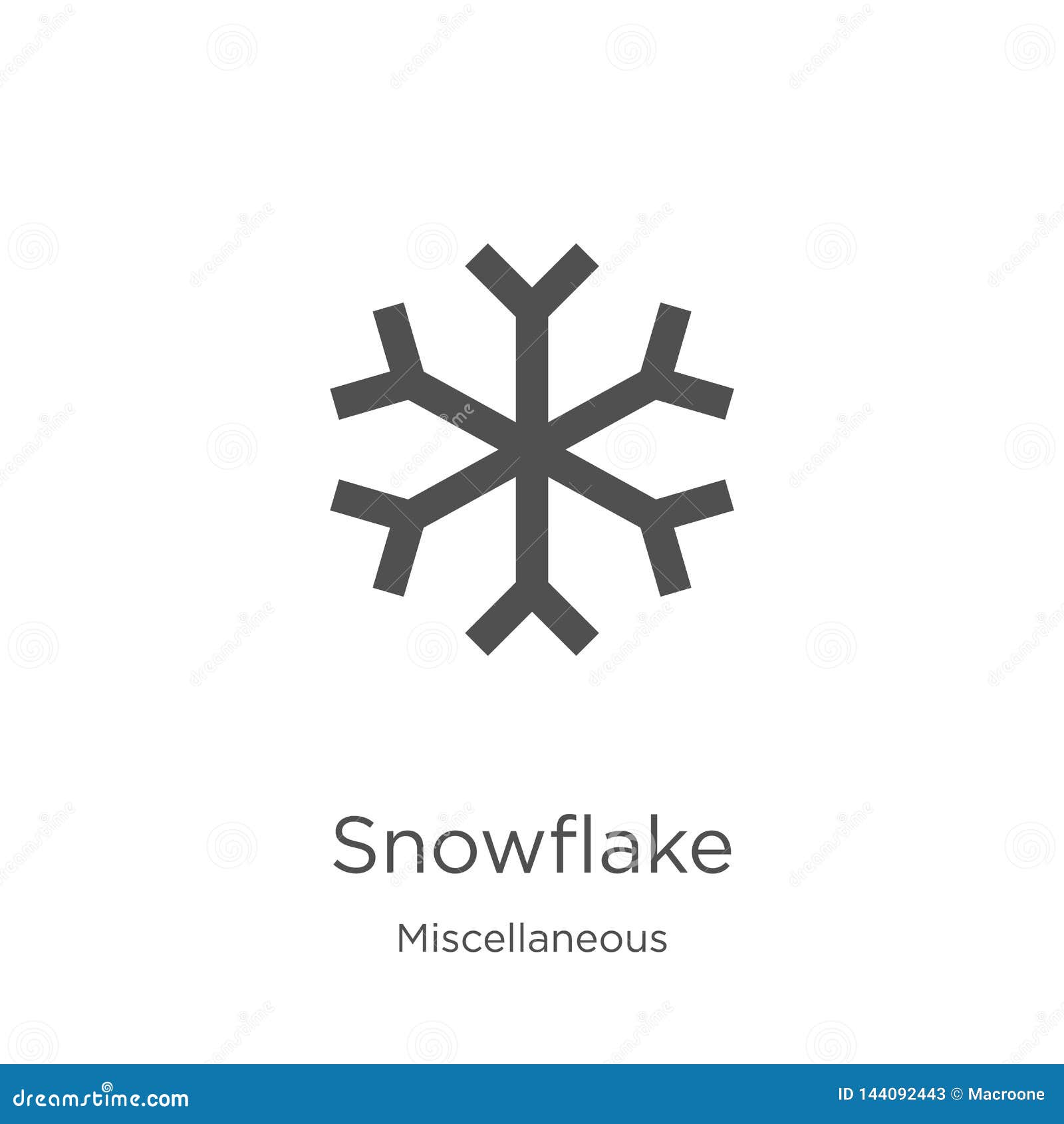 Snowflake Icon. Black Silhouette Snow Flake Sign, Isolated On White ...