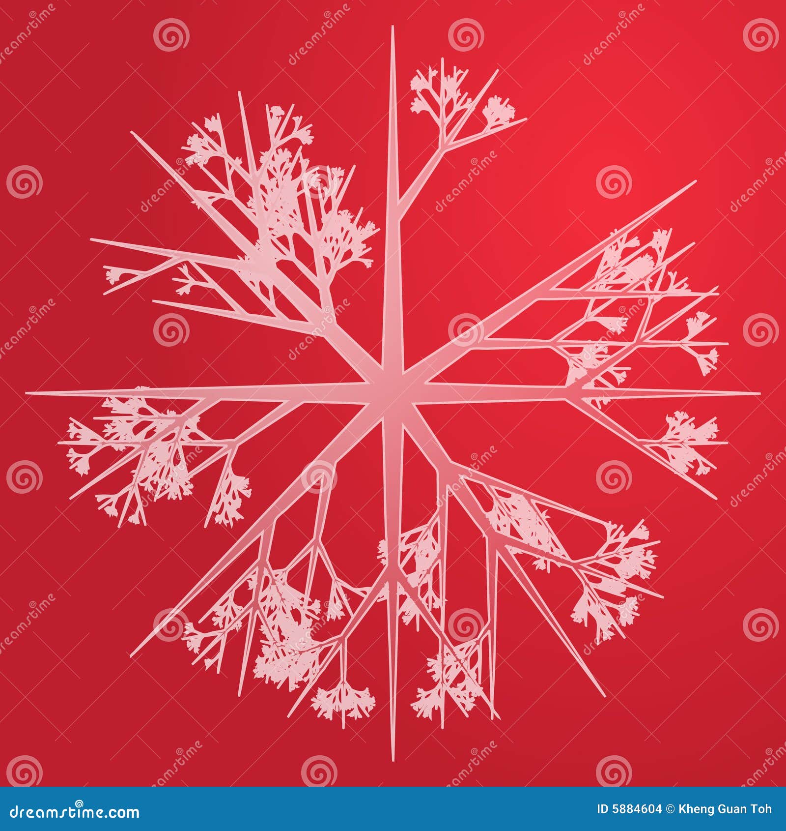 Snowflake illustration stock vector. Illustration of design - 5884604