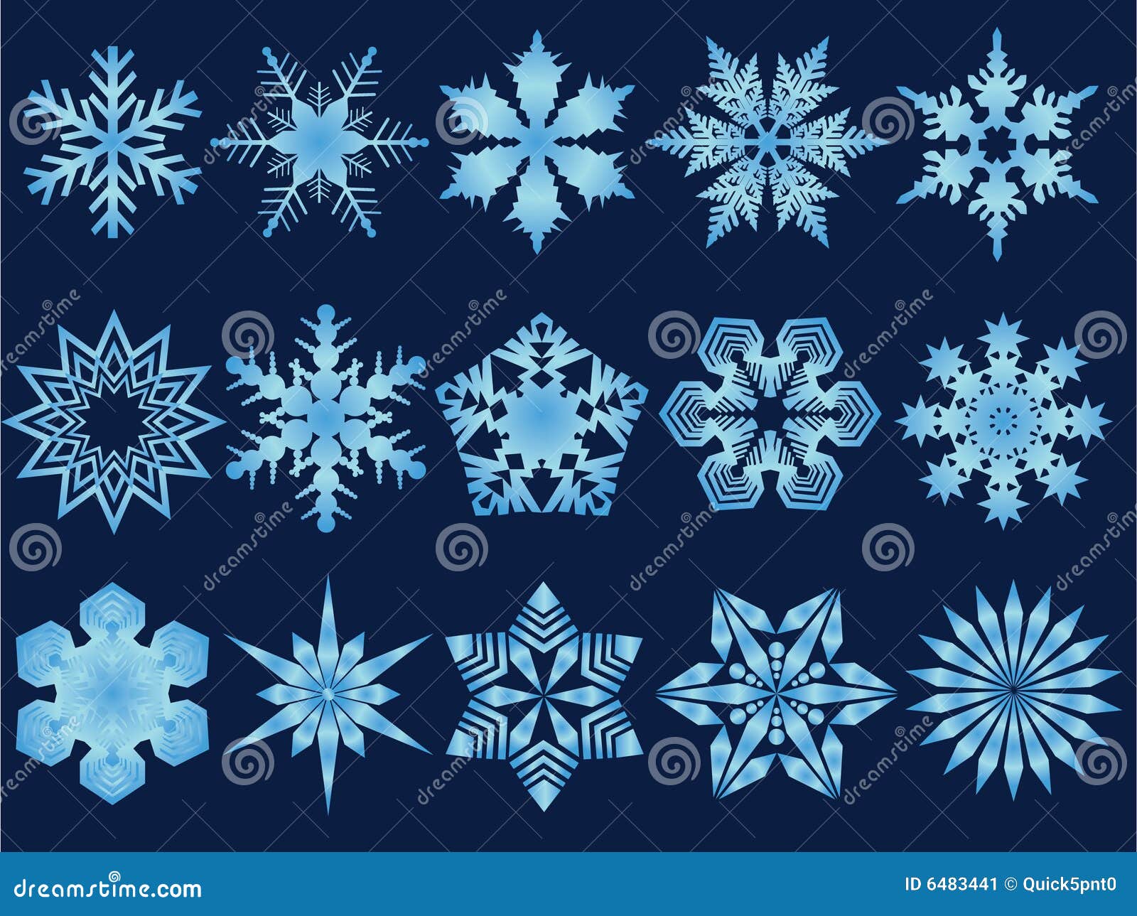 Snowflake Illustrations stock vector. Illustration of play - 6483441