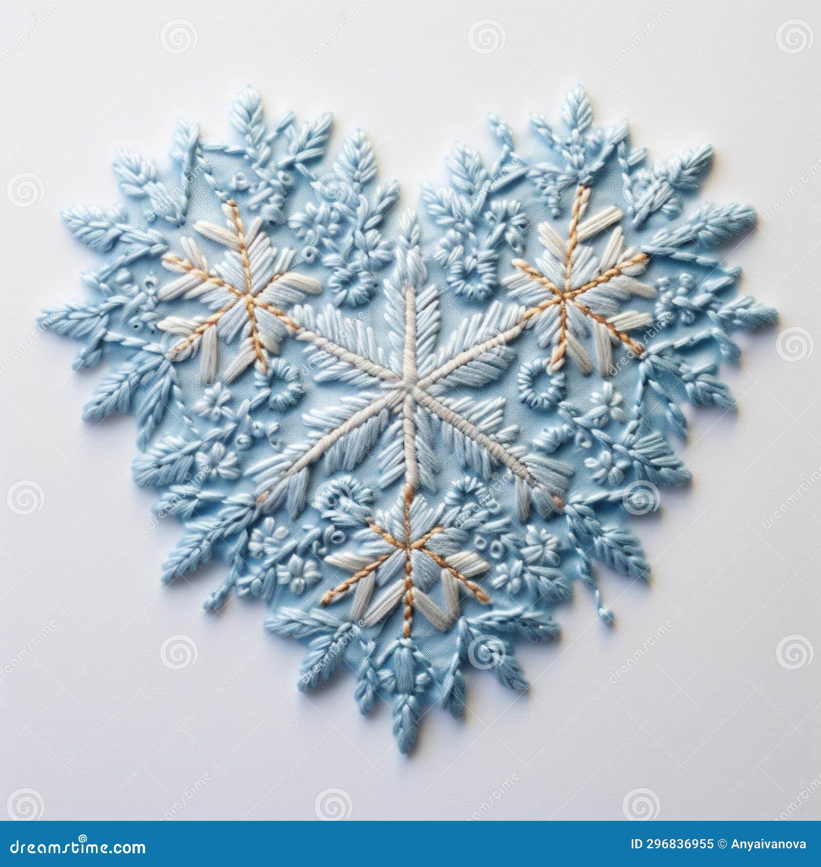 A Snowflake Made of Leaves on a White Surface Stock Image - Image of ...