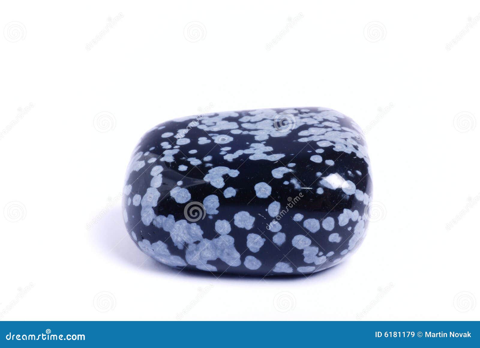 Snowflake obsidian stock image. Image of mineral, heal - 6181179
