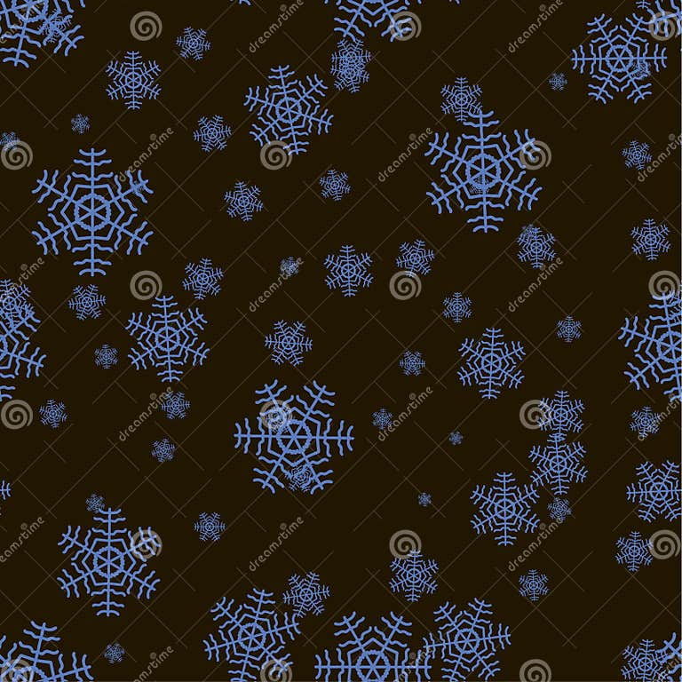 Snowflake pattern black stock vector. Illustration of january - 93266827