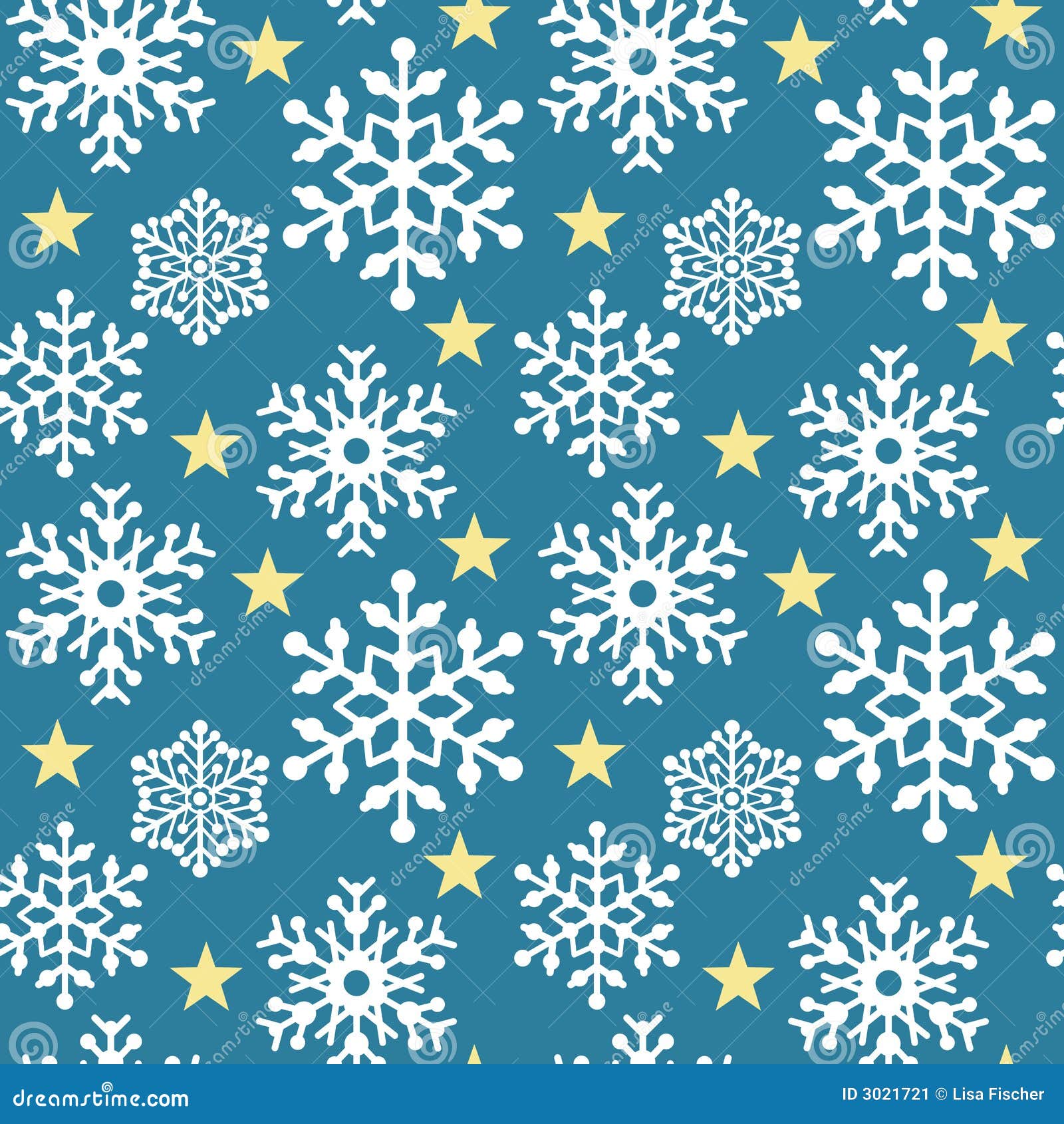 Snowflake Pattern_Blue stock vector. Illustration of xmas - 3021721