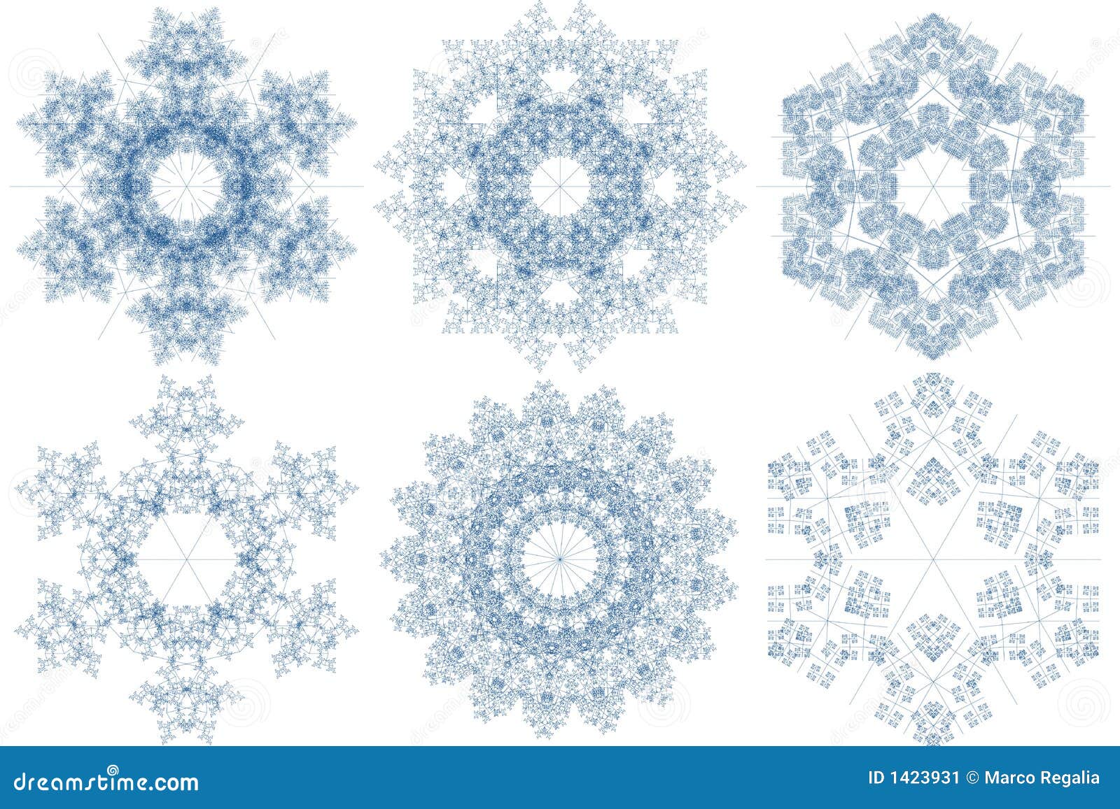 Snowflake patterns stock illustration. Illustration of design - 1423931