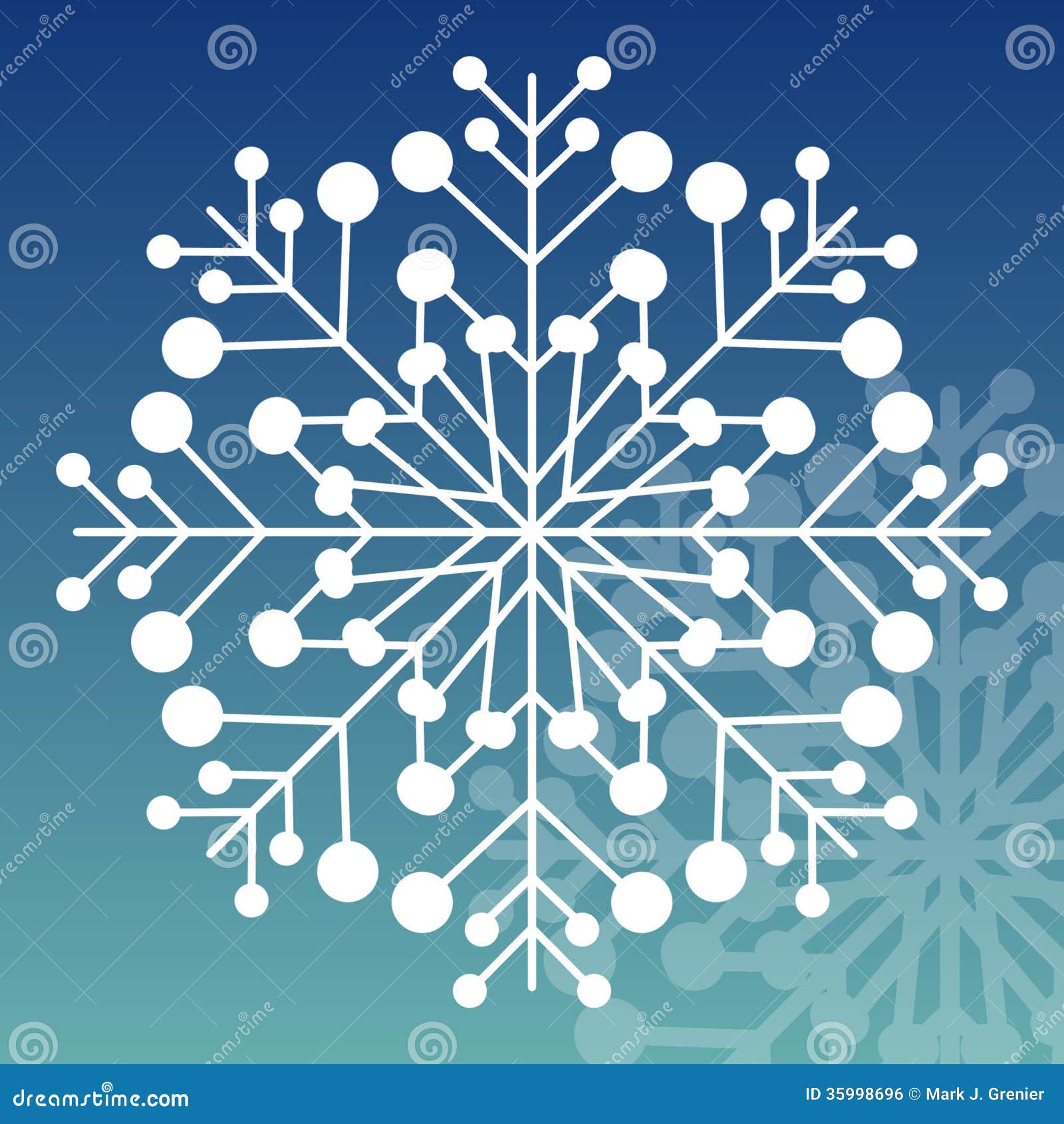 Snowflake s Ghost stock illustration. Illustration of abstract - 35998696