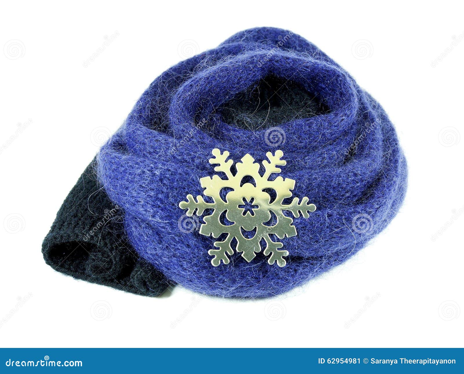 Snowflake on scarf stock image. Image of seasonal, abstract - 62954981