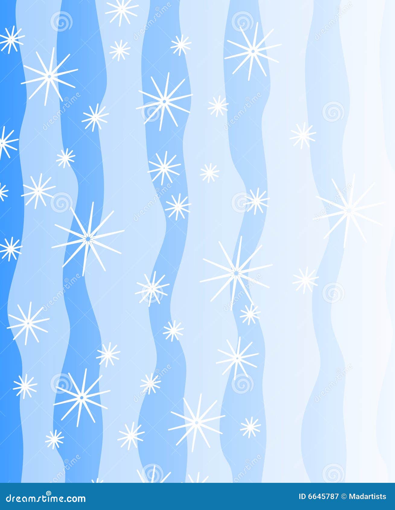 Snowflake Stripes Background Stock Illustration - Illustration of ...