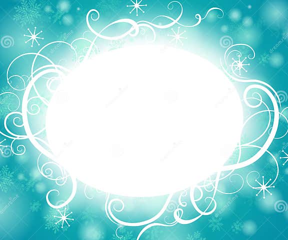 Snowflake Swirls Background Stock Illustration - Illustration of ...