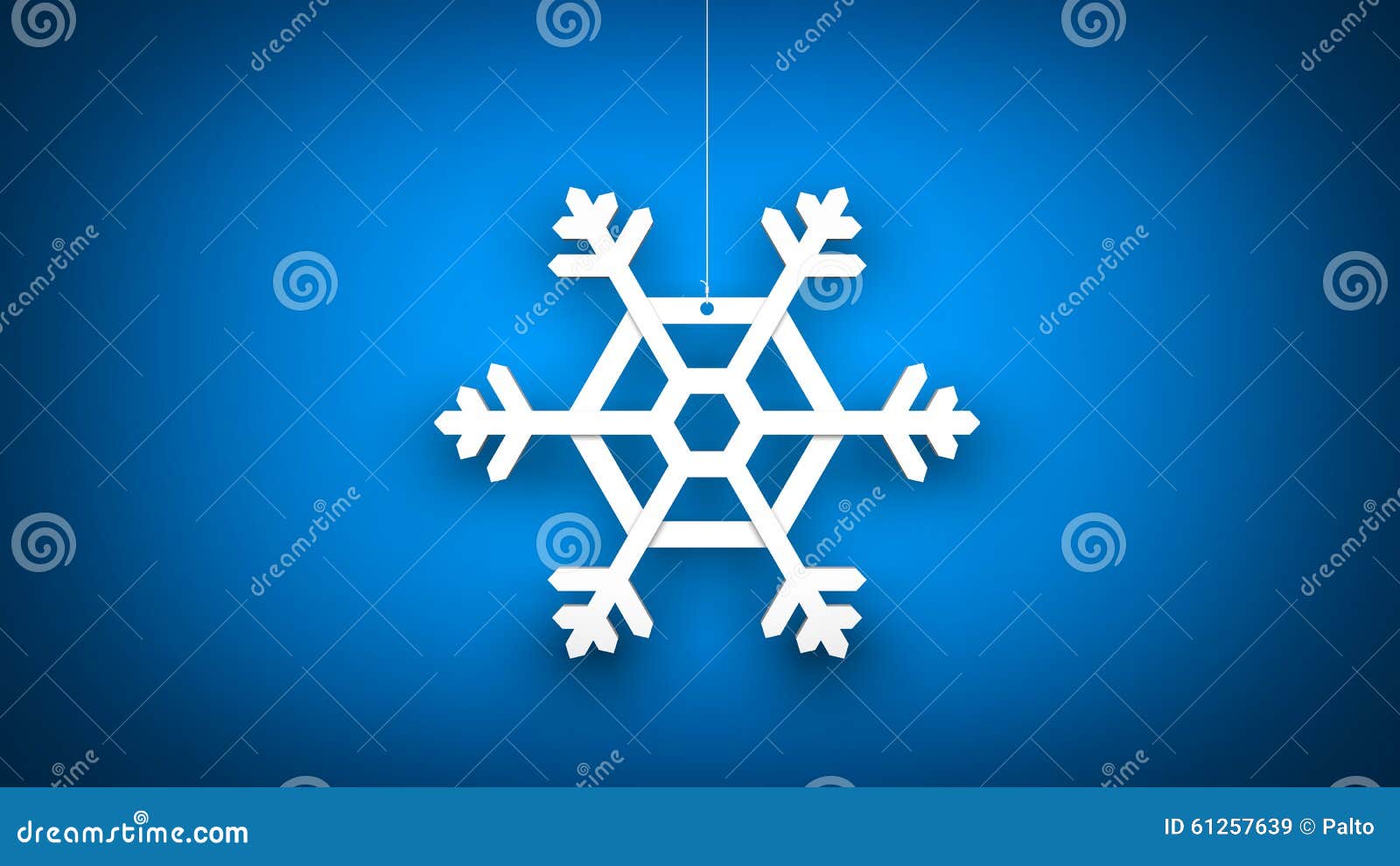 Snowflake - symbol stock illustration. Illustration of snow - 61257639