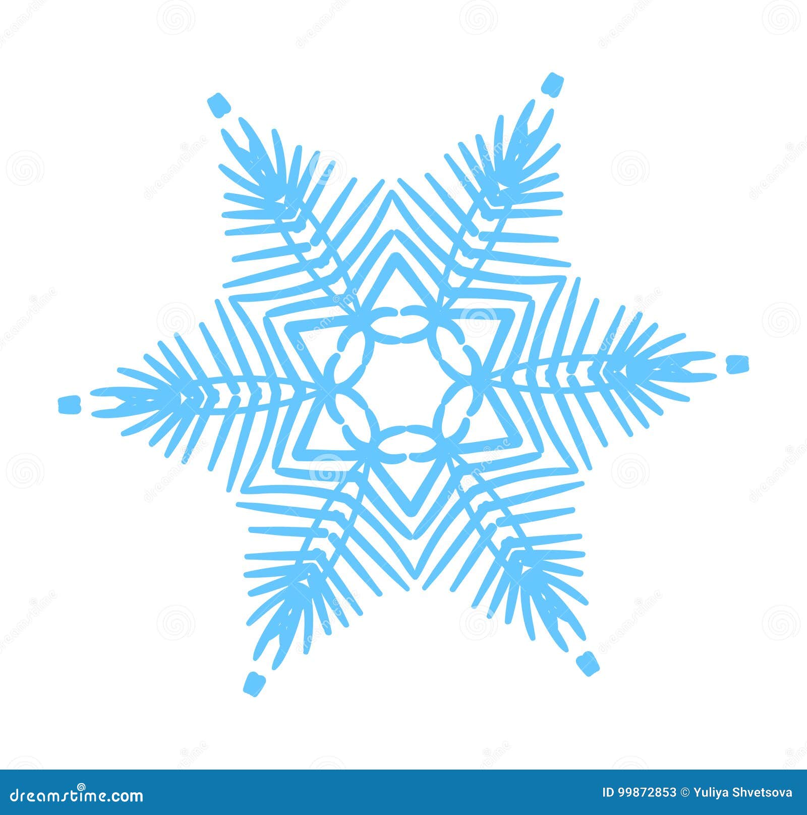 Snowflake Vector Illustration. Winter Simbol Stock Vector ...