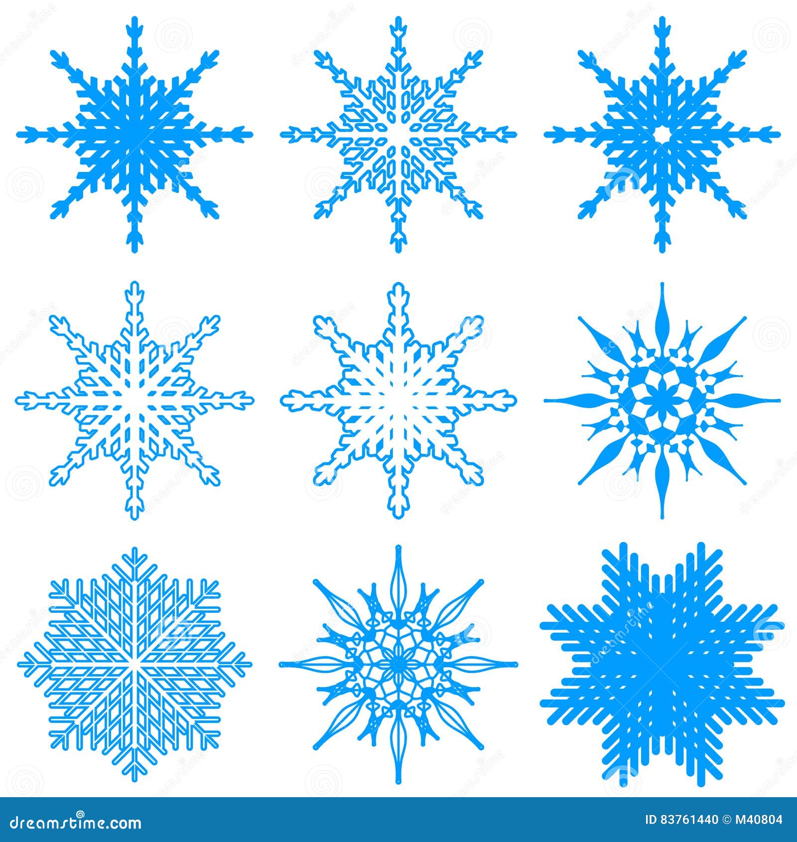 Snowflake Vectors stock vector. Illustration of background - 83761440