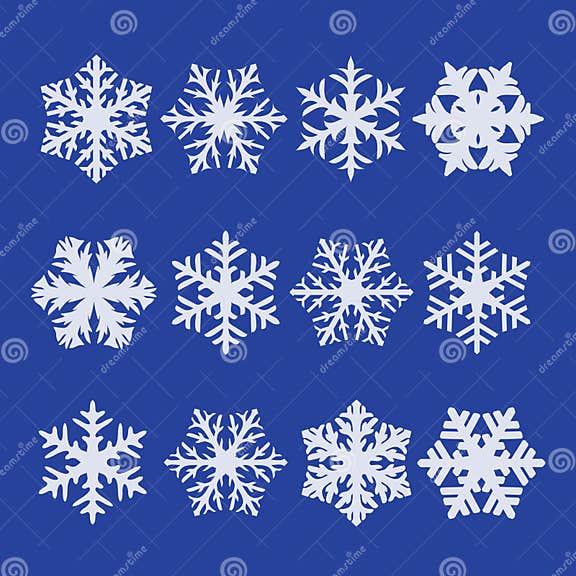 Snowflakes stock vector. Illustration of complicated, card - 1206696