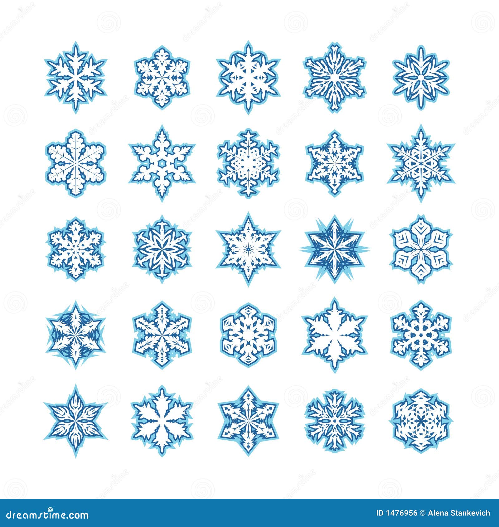 Snowflakes stock vector. Illustration of design, holiday - 1476956