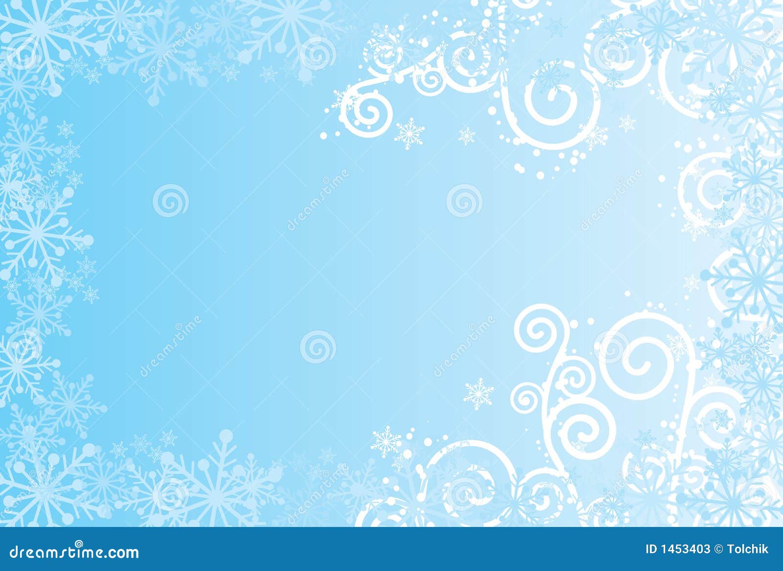 Snowflakes Background, Vector Stock Vector - Illustration of season ...