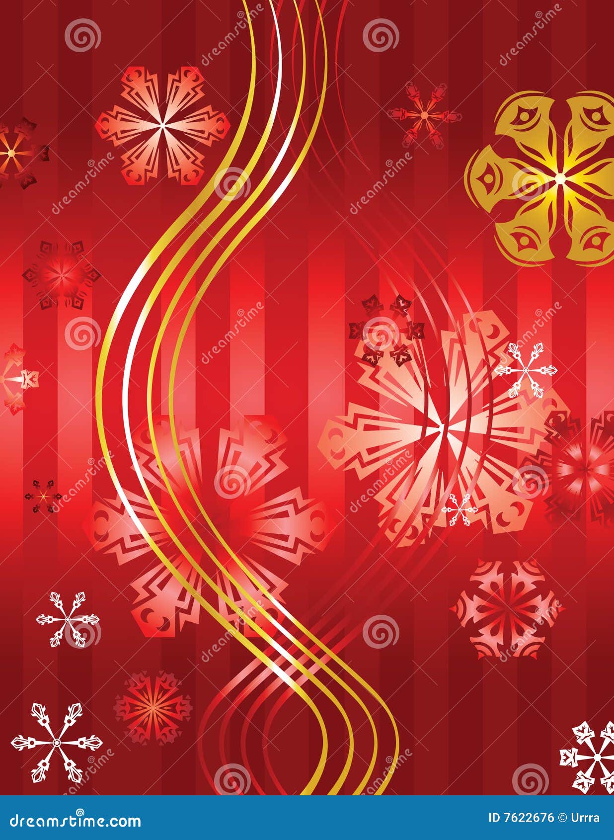 Snowflakes_BG stock vector. Illustration of ornamental - 7622676