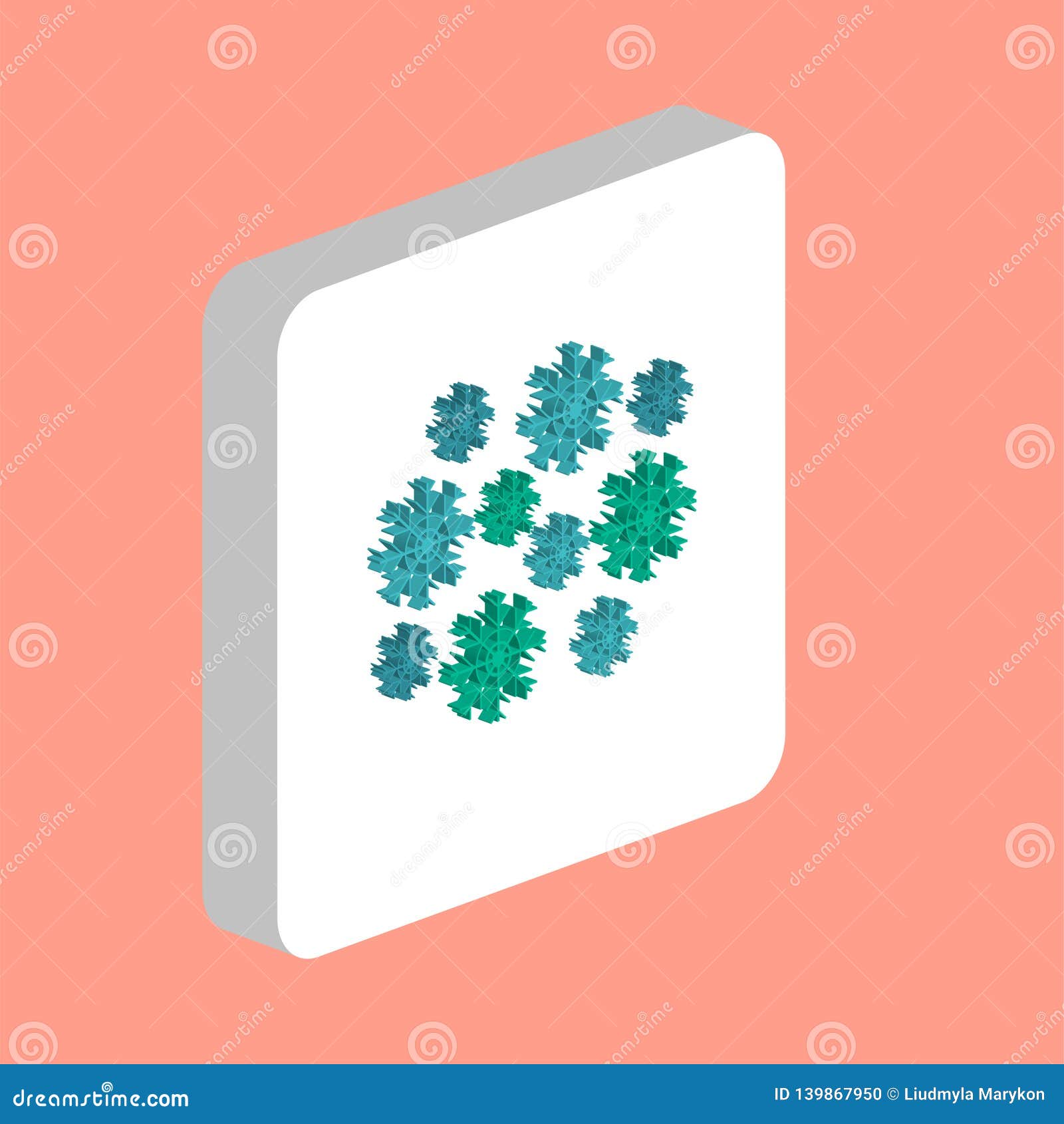 Snowflakes computer symbol stock vector. Illustration of element ...