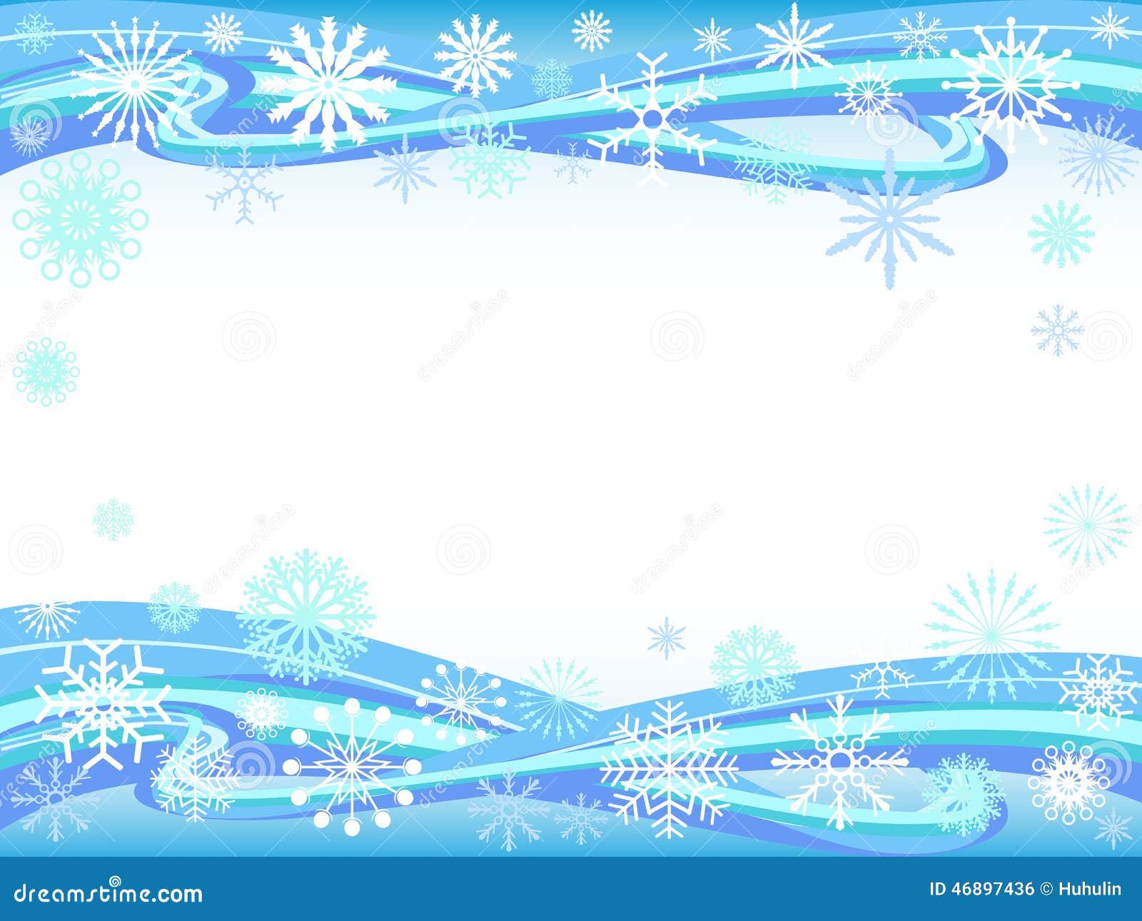 Snowflakes Curve Background Stock Vector - Illustration of copy ...