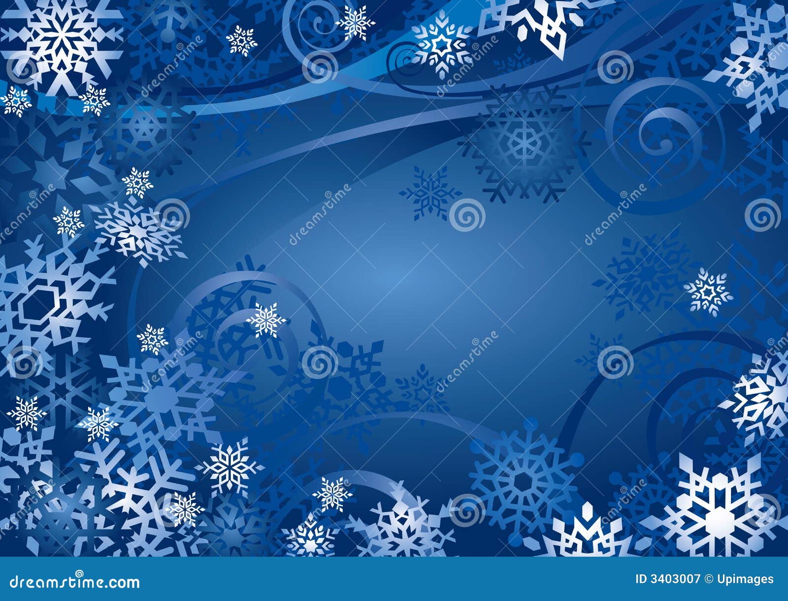 Snowflakes Design (vector) stock vector. Illustration of january - 3403007