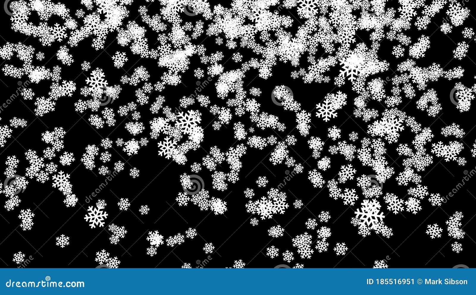Black and White Pixel Snow Particles Heavy Flow Down Pieces 3D ...