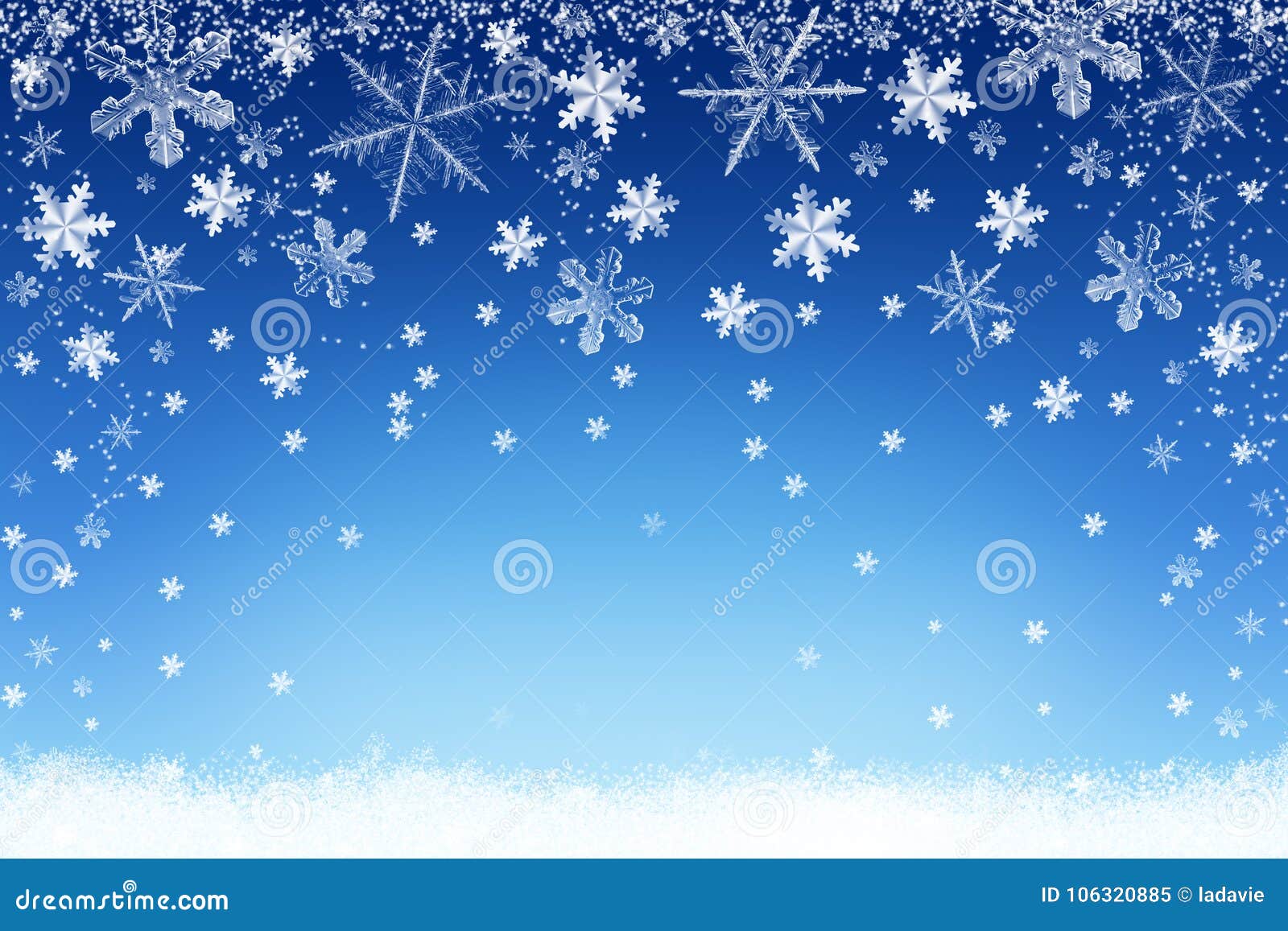 Falling Snow Background
