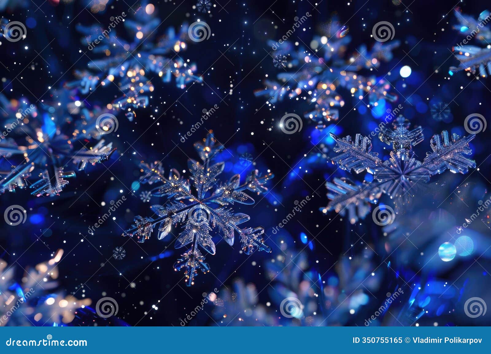 Snowflakes Gently Falling in the Air, Perfect for Winter-themed ...