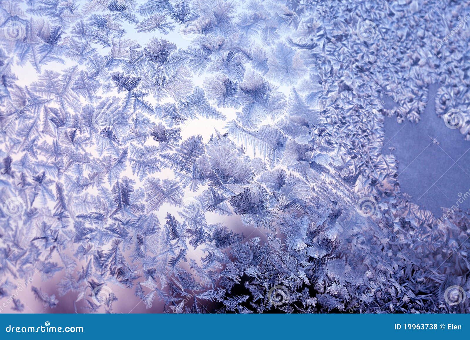 Snowflakes on glass stock photo. Image of frost, frosty - 19963738