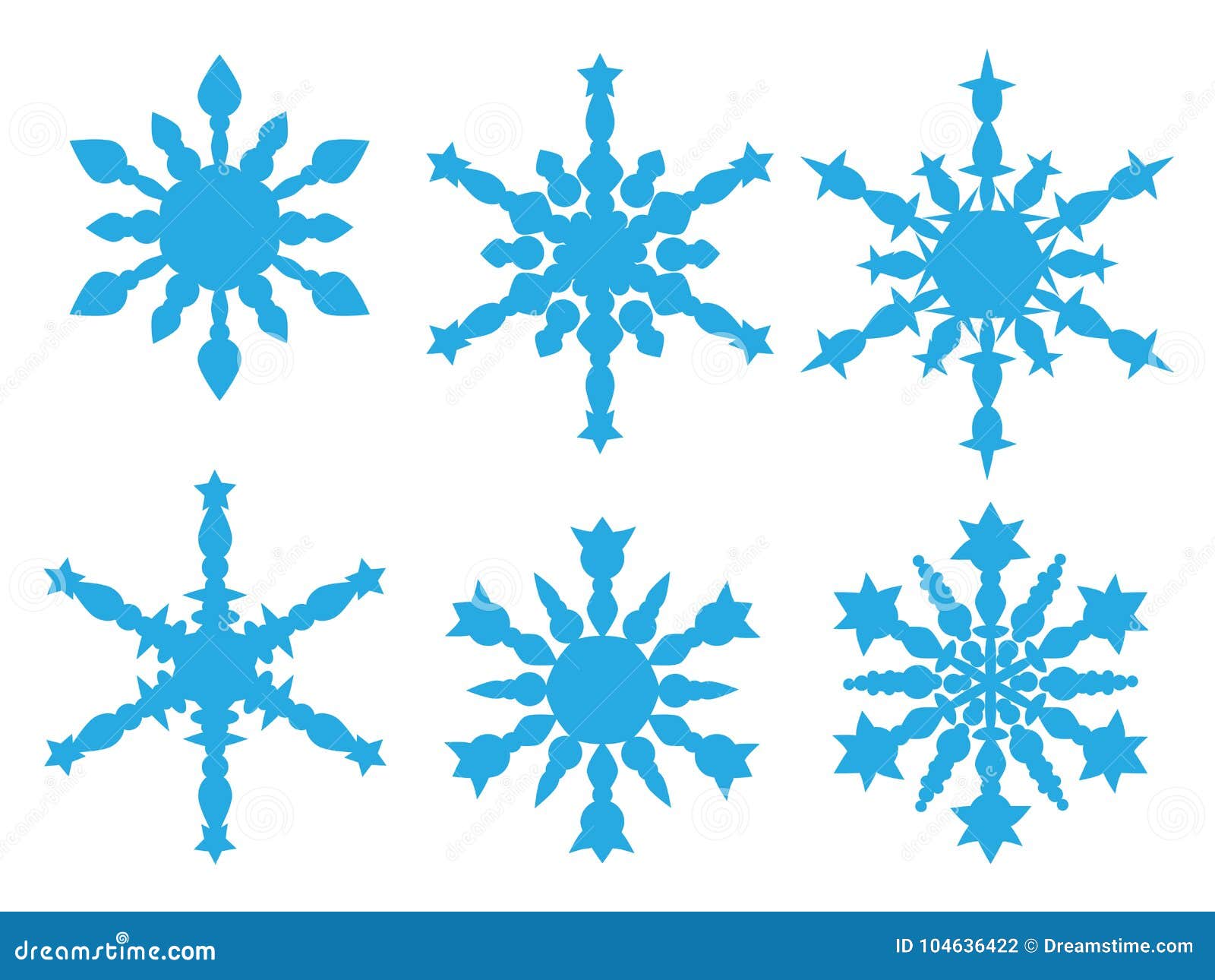 Snowflakes icon collection stock vector. Illustration of organic ... Snowflakes icon collection stock vector. Illustration of organic ...