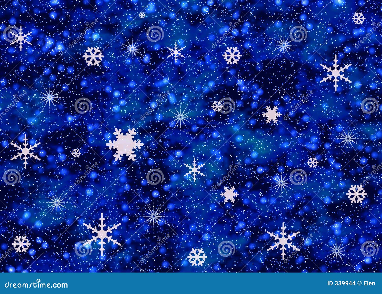 Snowflakes on night sky stock illustration. Illustration of drawing ...