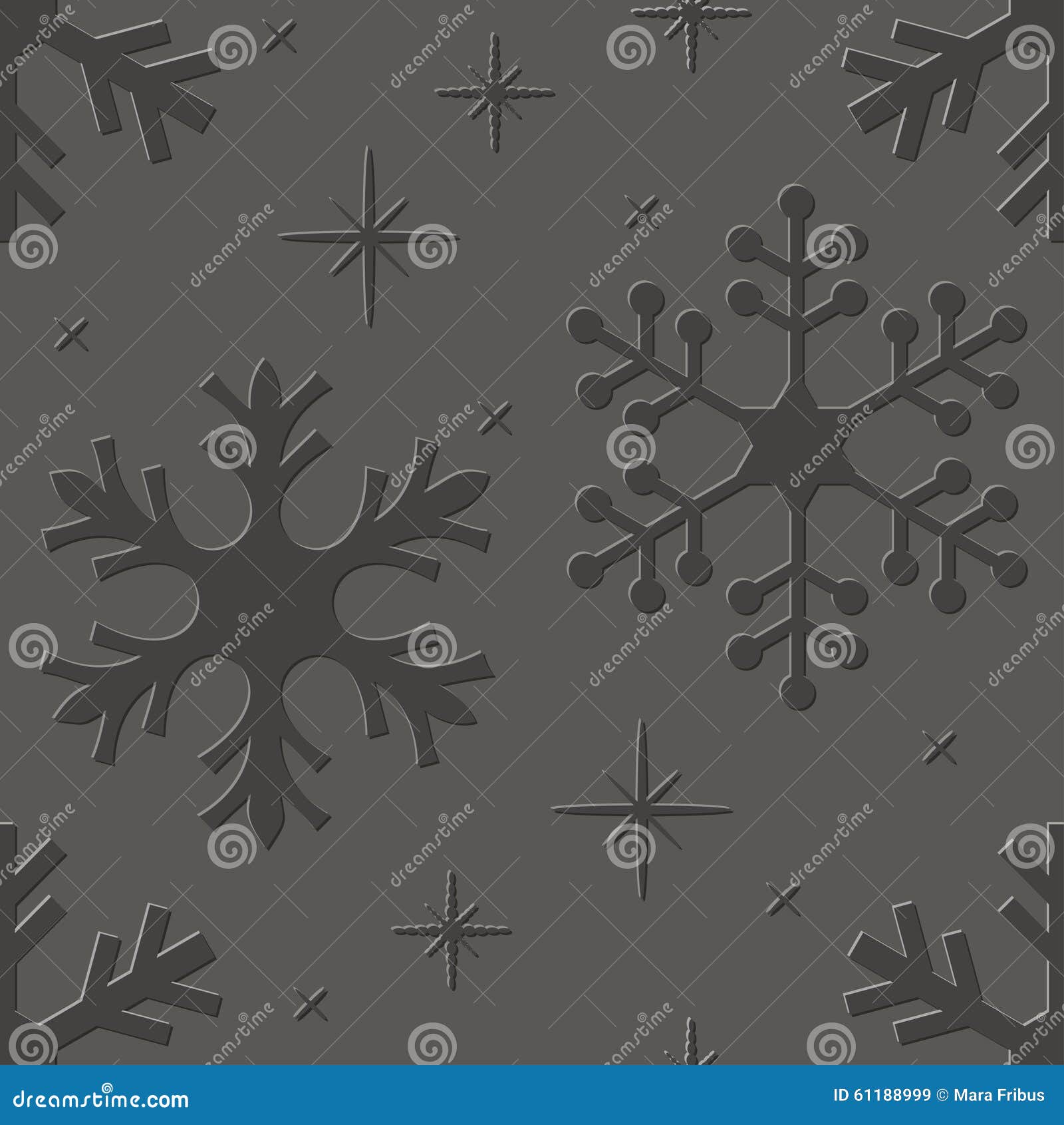 Snowflakes Seamless Pattern Stock Vector - Illustration of pattern ...