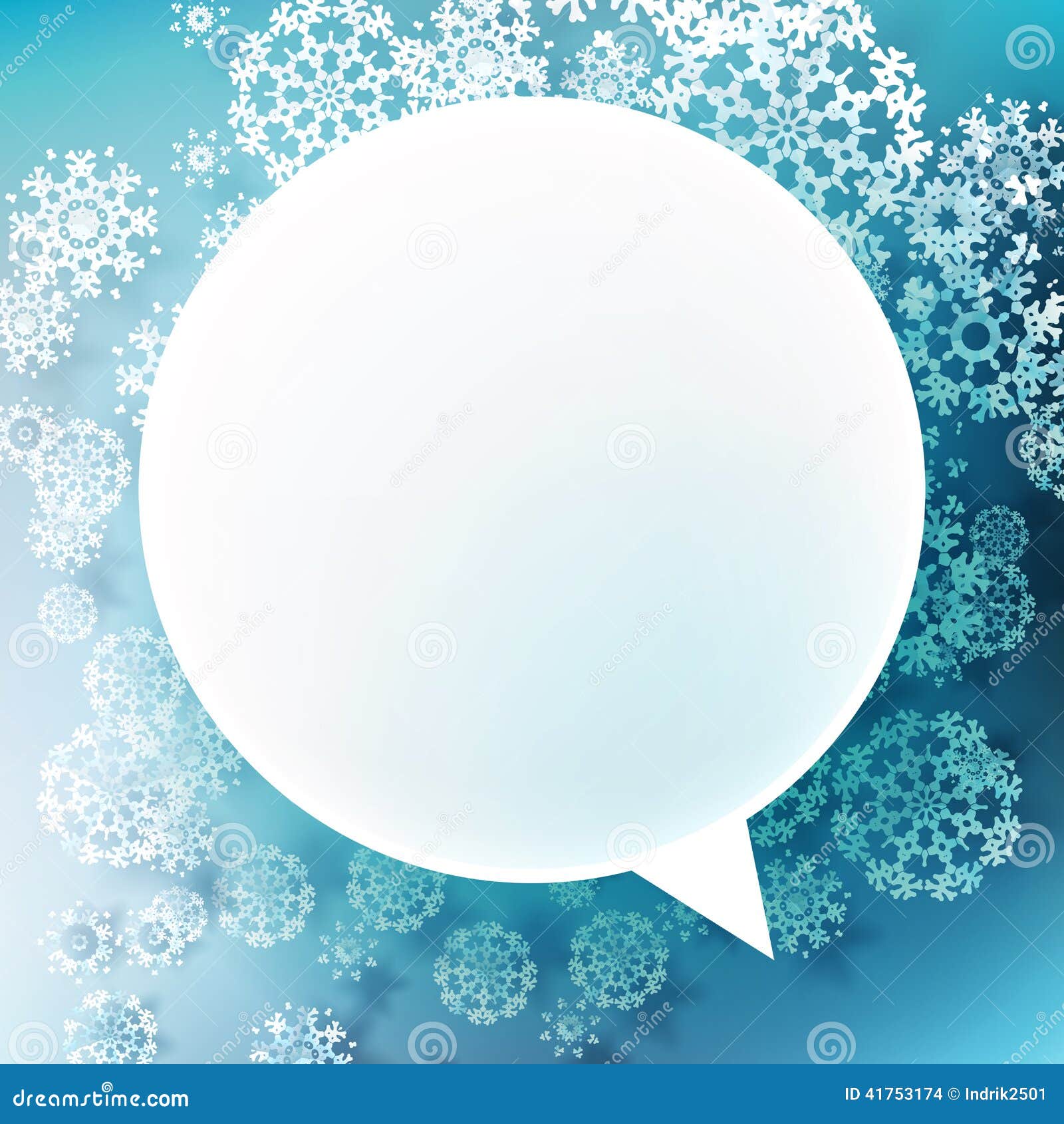 Snowflakes and Space for Text. Plus EPS10 Stock Vector - Illustration ...
