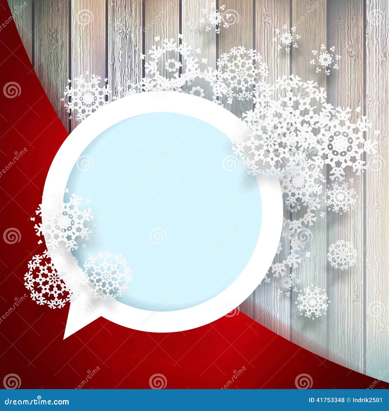 Snowflakes and Space for Text. Plus EPS10 Stock Vector - Illustration ...