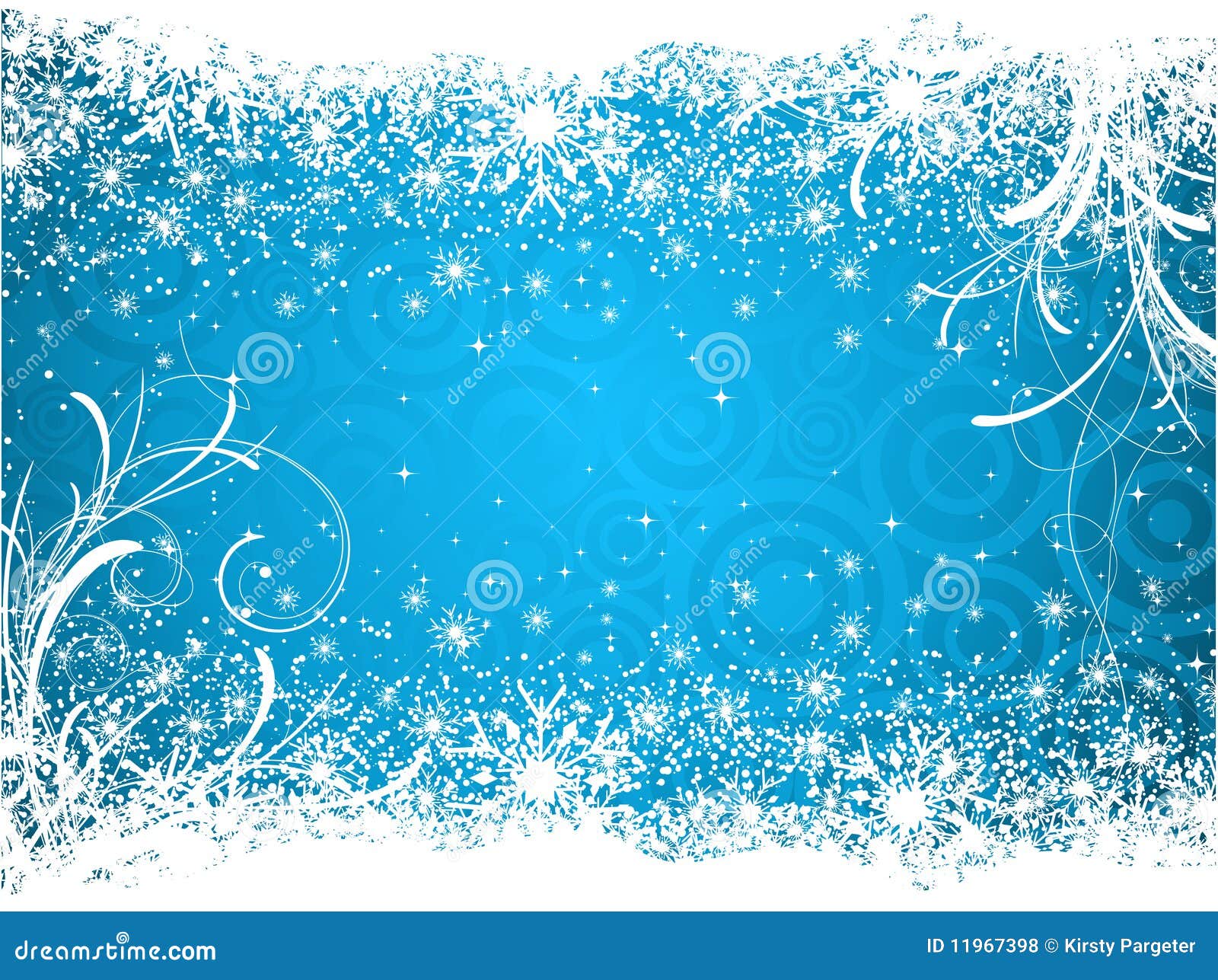 Snowflakes and stars stock vector. Illustration of snowflake - 11967398