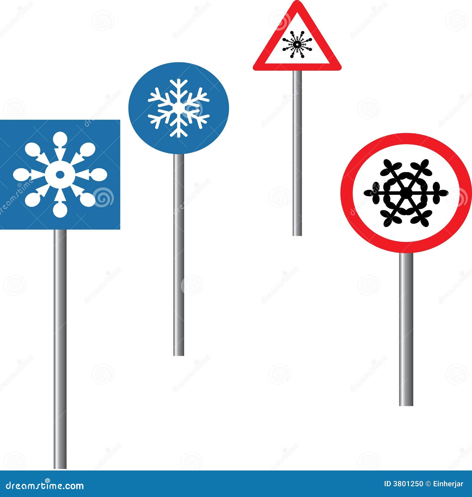 Snowflakes in traffic stock vector. Illustration of snow - 3801250