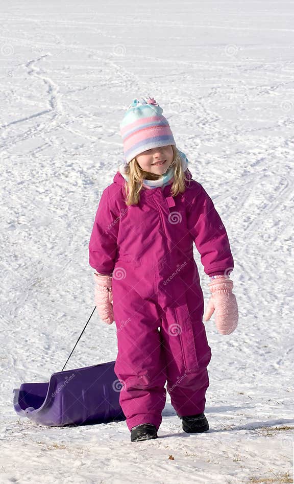 Snowgirl stock image. Image of thermal, northern, season - 392251