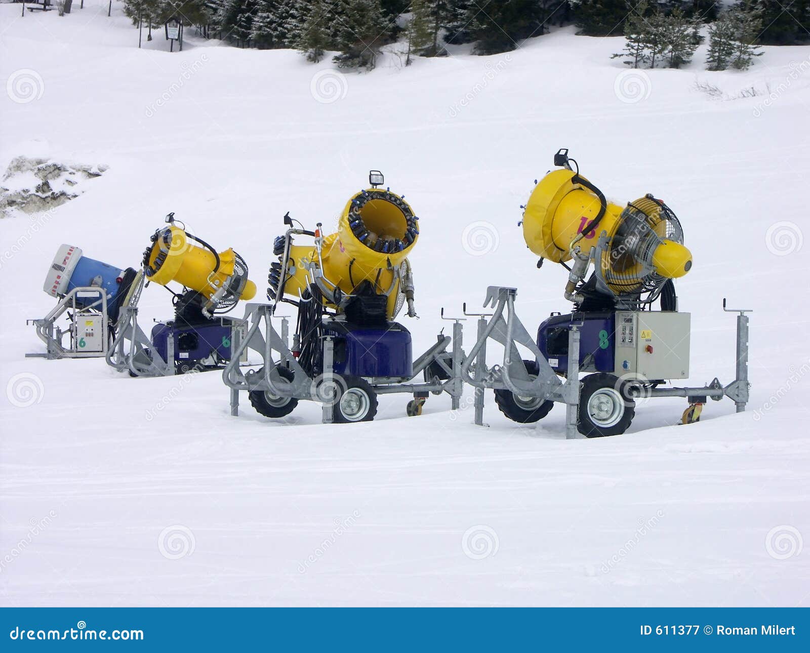 Snowguns stock image. Image of mountains, snowgun, frost - 611377