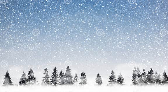 Snowing stock image. Image of blue, freeze, christmas - 3533575