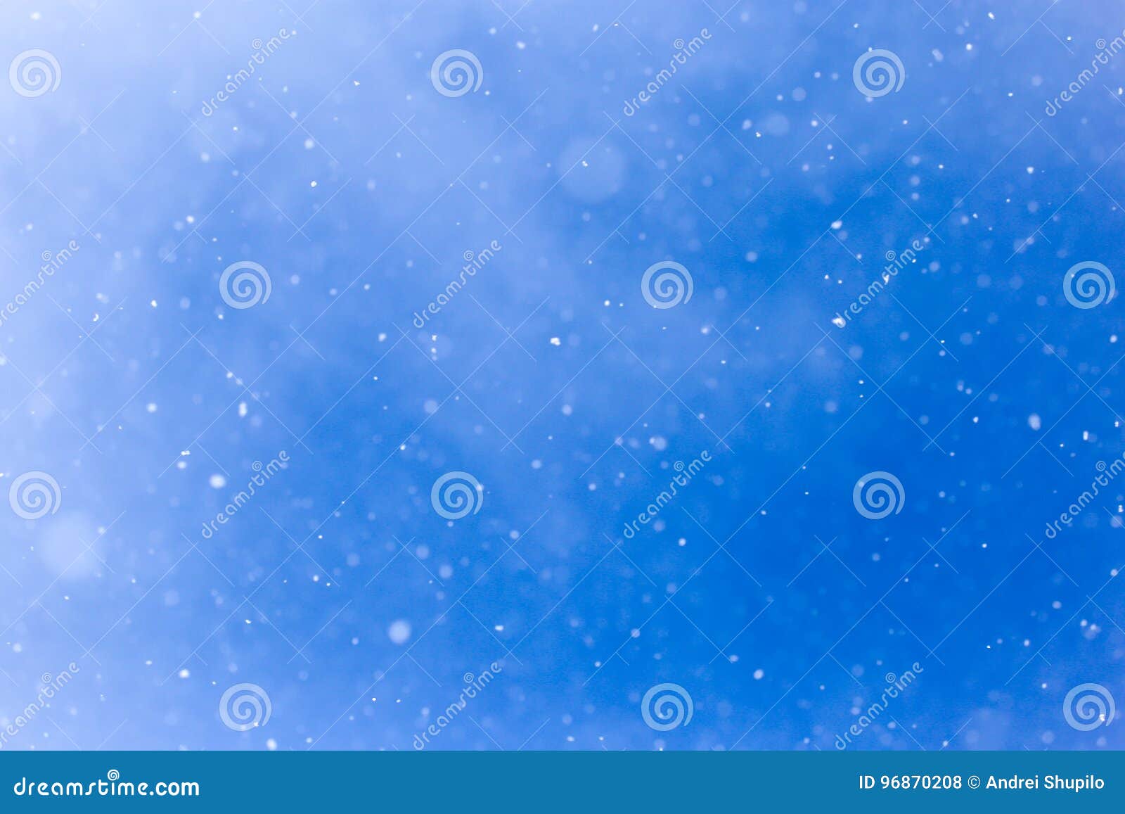 Snowing on a blue sky stock photo. Image of rime, beautiful - 96870208