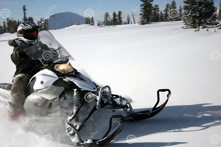 Snowmachine or Snowmobile Rider 7 Stock Image - Image of skimobile ...