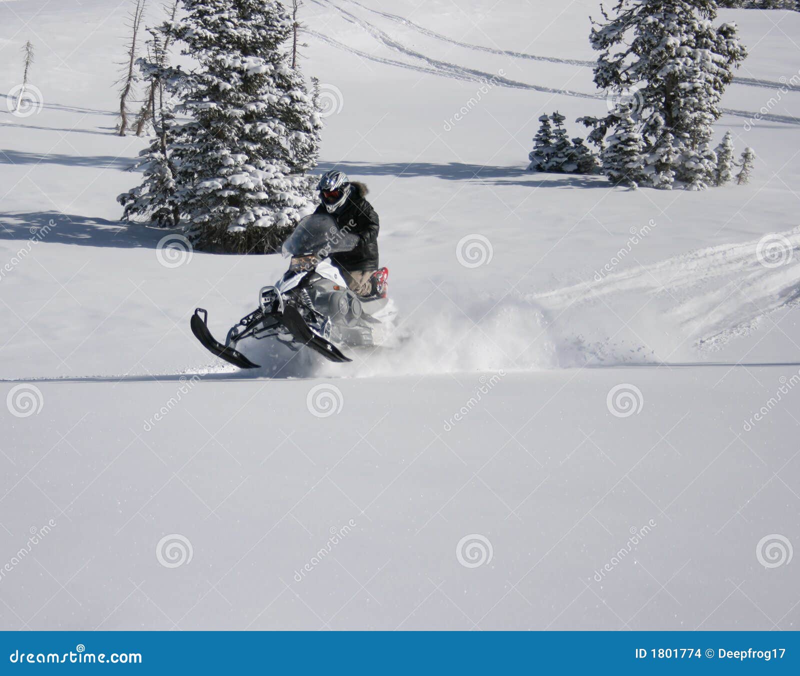 Snowmachine or Snowmobile Rider 8 Stock Photo - Image of recreation ...