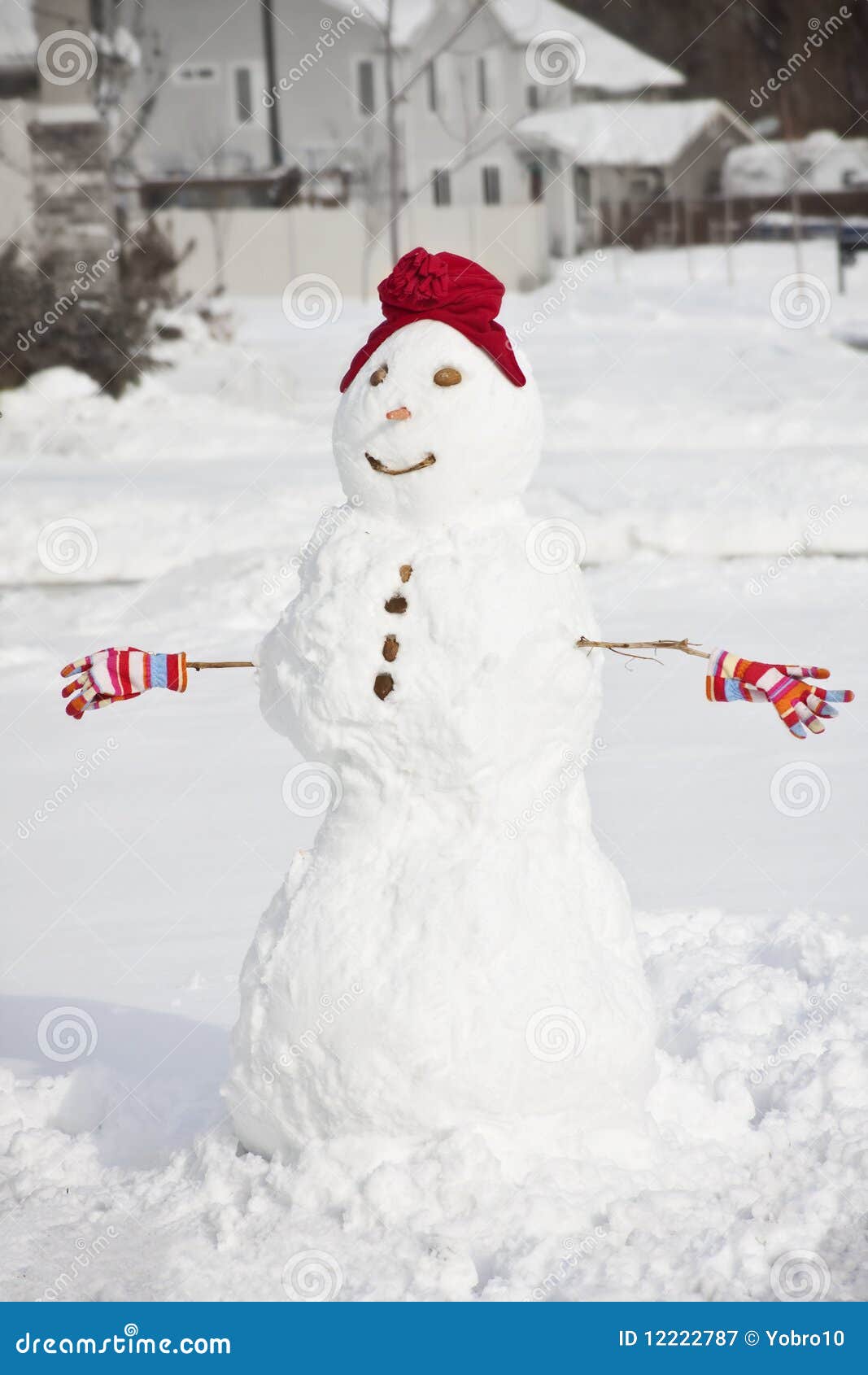 Snowman stock image. Image of december, face, snow, holiday - 12222787