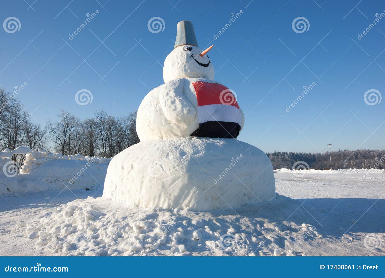 Snowman stock image. Image of freeze, white, frost, winter - 17400061