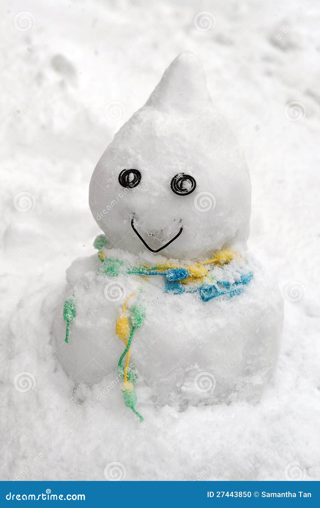Snowman stock photo. Image of snowman, snow, sculpture - 27443850