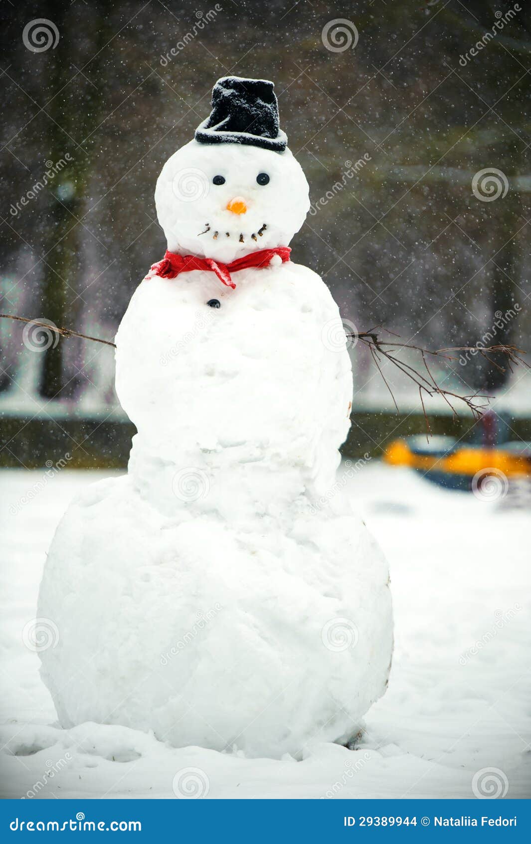 Snowman stock photo. Image of january, season, outdoor - 29389944