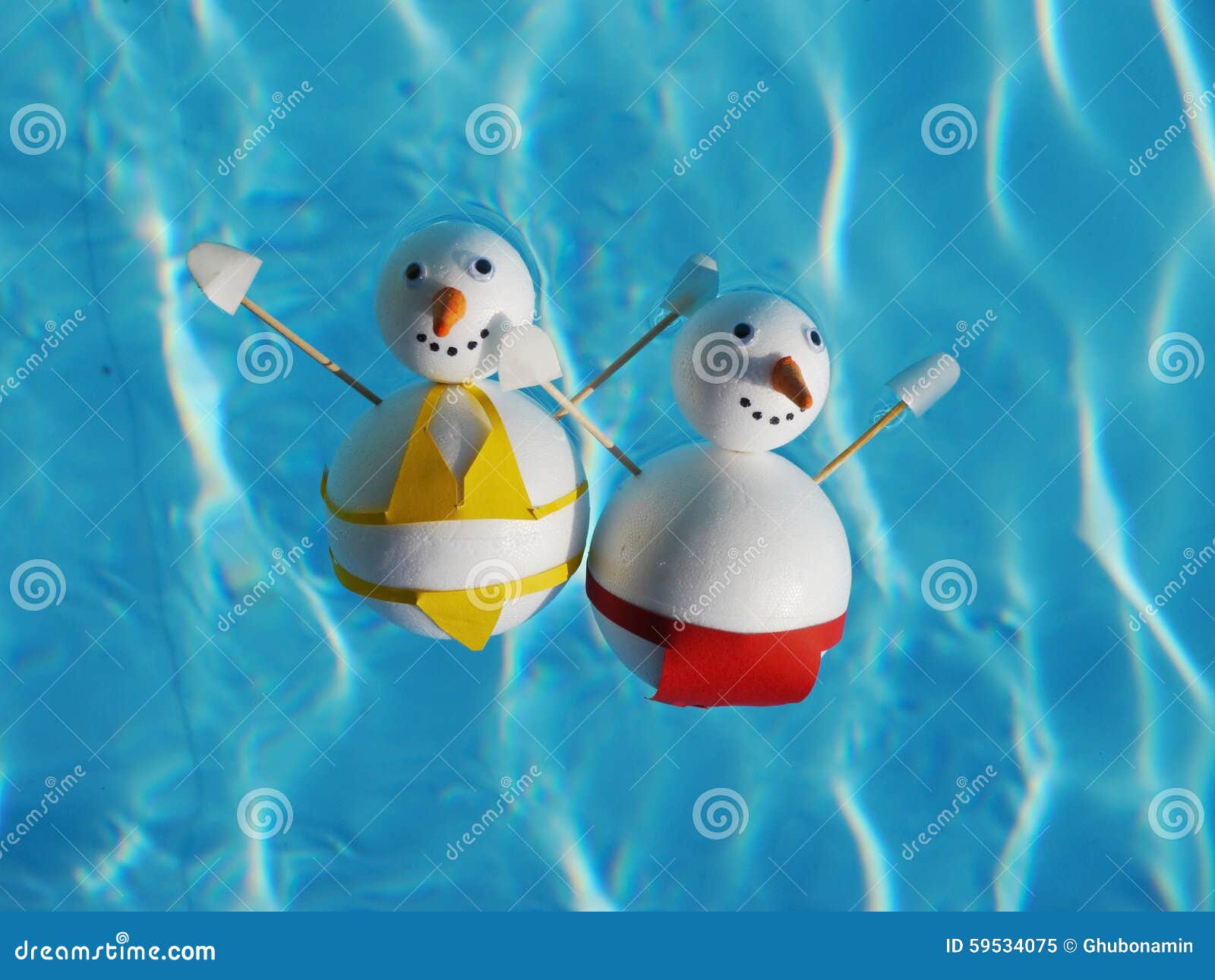 Snowman beach vacation stock image. Image of play, summer - 59534075
