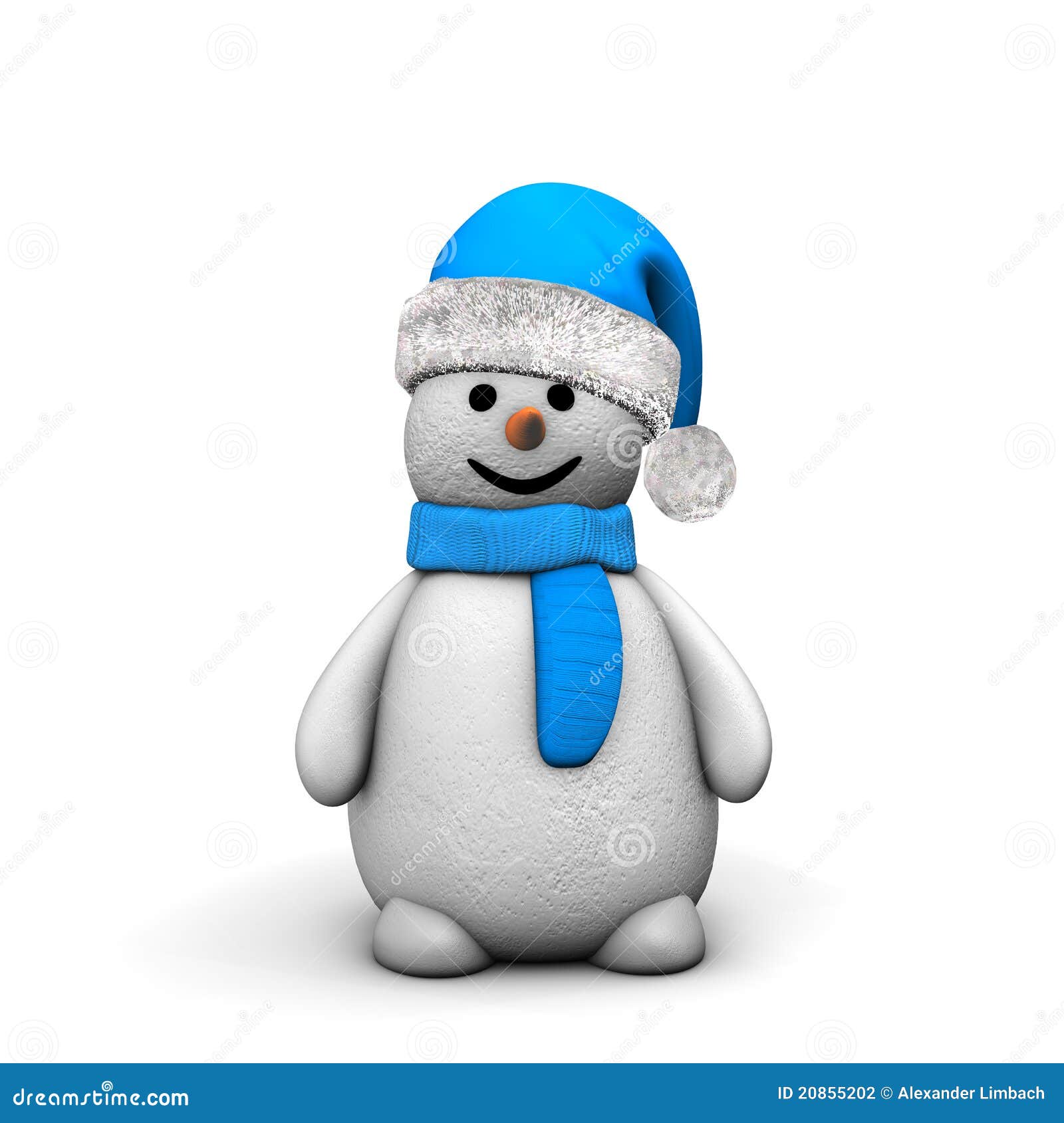 Snowman In Blue Hat And Scarf Stock Photography - Image: 20855202 Snowman In Blue Hat And Scarf Stock Photography - Image: 20855202
