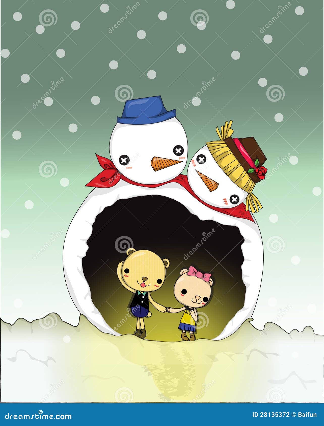 Snowman Cave Stock Illustrations – 17 Snowman Cave Stock Illustrations ...