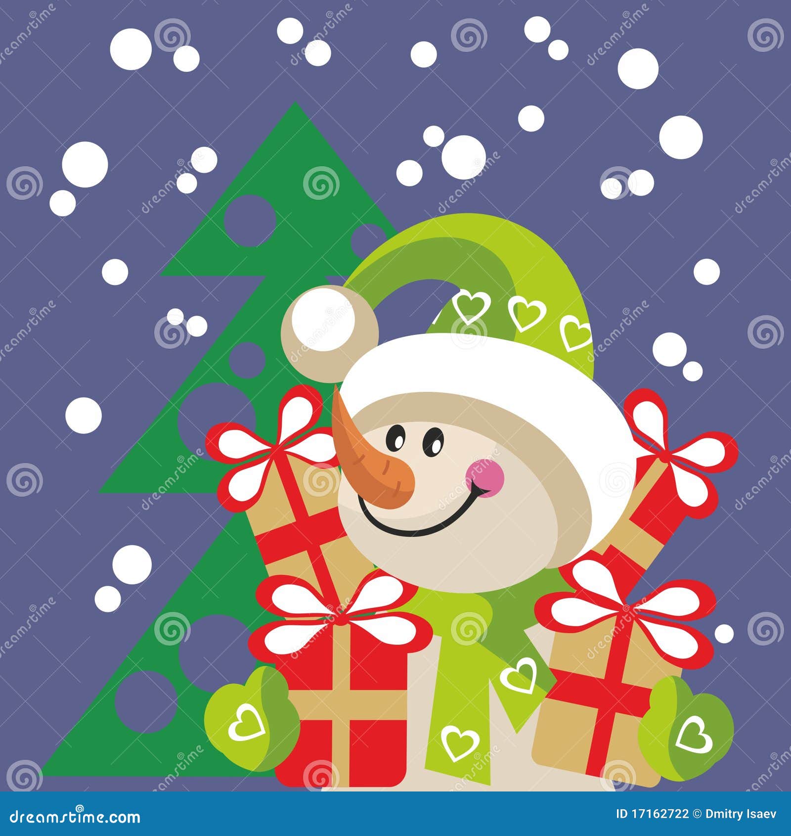 Snowman Color 20 Picture. Image: 17162722
