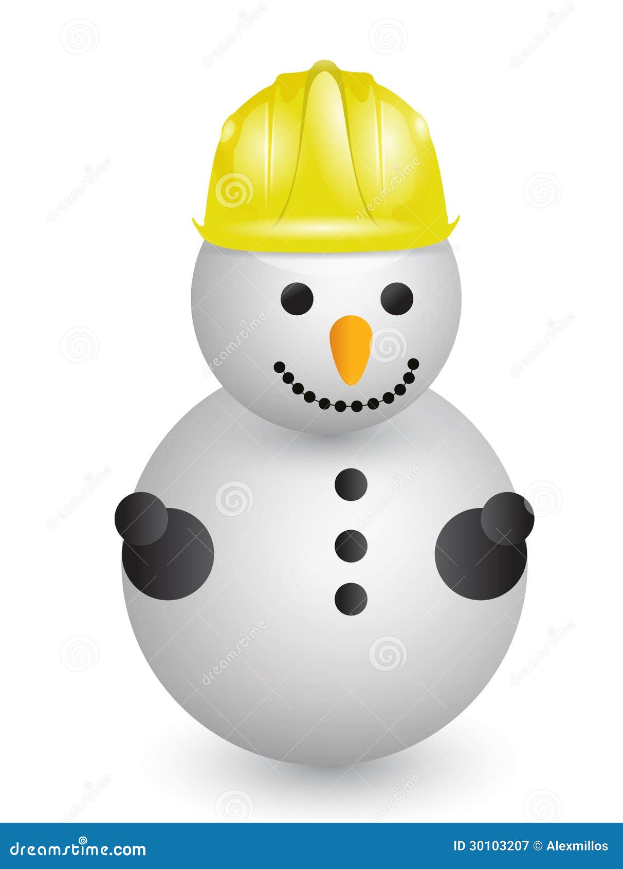 Snowman Construction Helmet Stock Illustrations – 4 Snowman ...